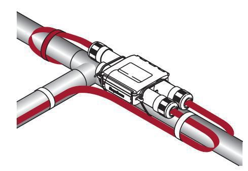 NVENT THERMAL RAYCLIC-T RAYCHEM RAYCLIC-T RayClic Tee Kit with End Seal ...
