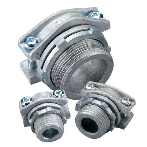 ABB Iberville® Connector 2 screw alum 3/4" cable 0.55@0.78"