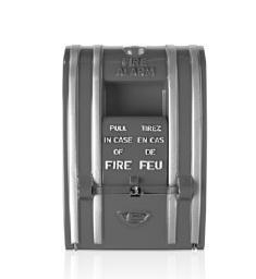 CHUBB EDWARDS 270-SPOB Fire Alarm Station Pull, Open Circuit Gray