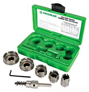 GREENLEE 645-2-1/2 Hole Cutter 2-1/2 in 3/8 in Shank Carbide
