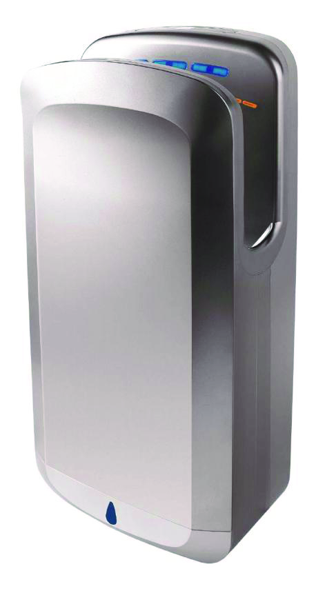 COMAC C-500220000 Hand Dryer 1450 - 1650 W 110 - 120 VAC, Silver Brushed