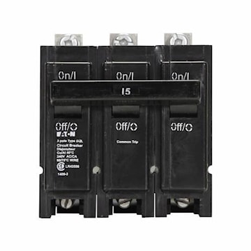 EATON BQL315 Molded Case Circuit Breaker Type BQL, Classic 15 A, 3 P ...