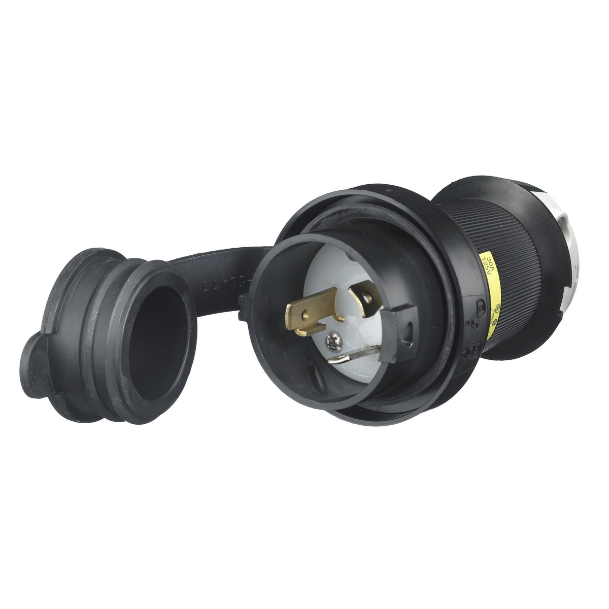 HUBBELL HBL2611SW Twist-Lock®, Watertight Safety-Shroud® Locking Male ...