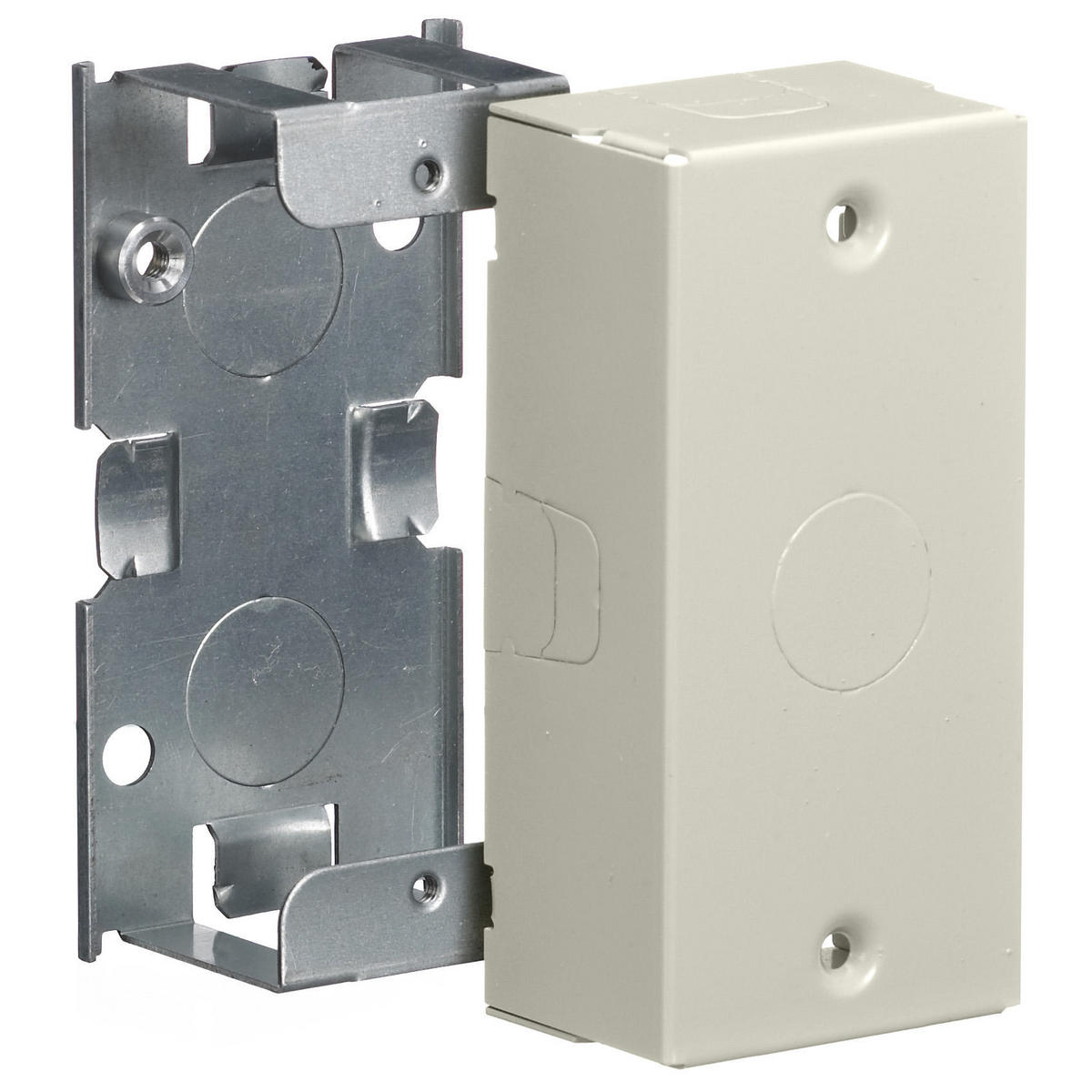 HUBBELL HBL57242IVA Metallic Raceway Utility Box 1 Gangs Non-Hazardous ...