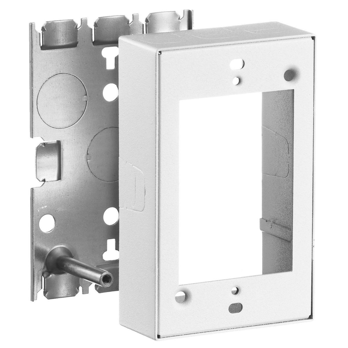 HUBBELL HBL5748SWA Metallic Raceway Switch and Receptacle Low Profile ...