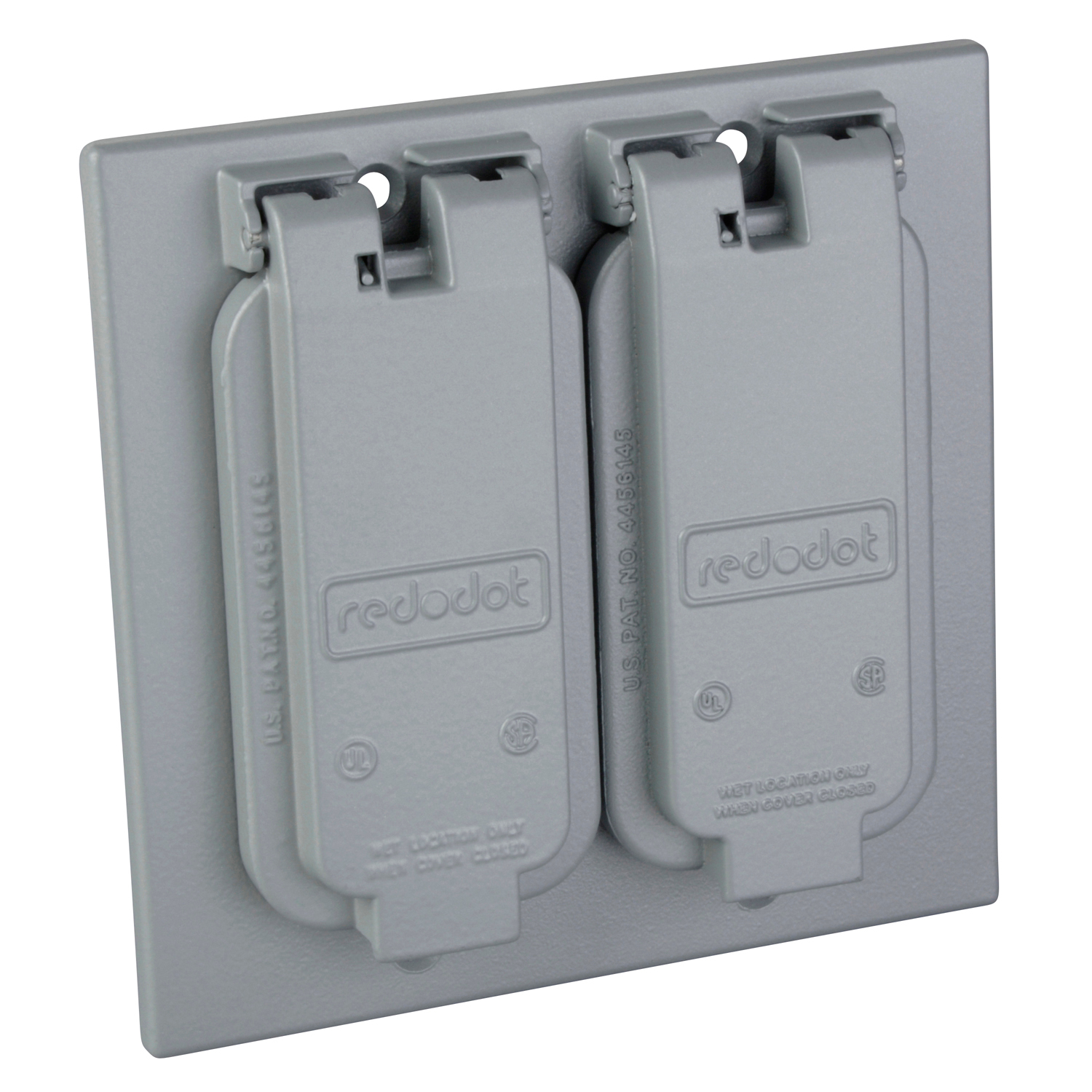 ABB S413E Red Dot® Weatherproof Receptacle Box Cover Rectangular ...