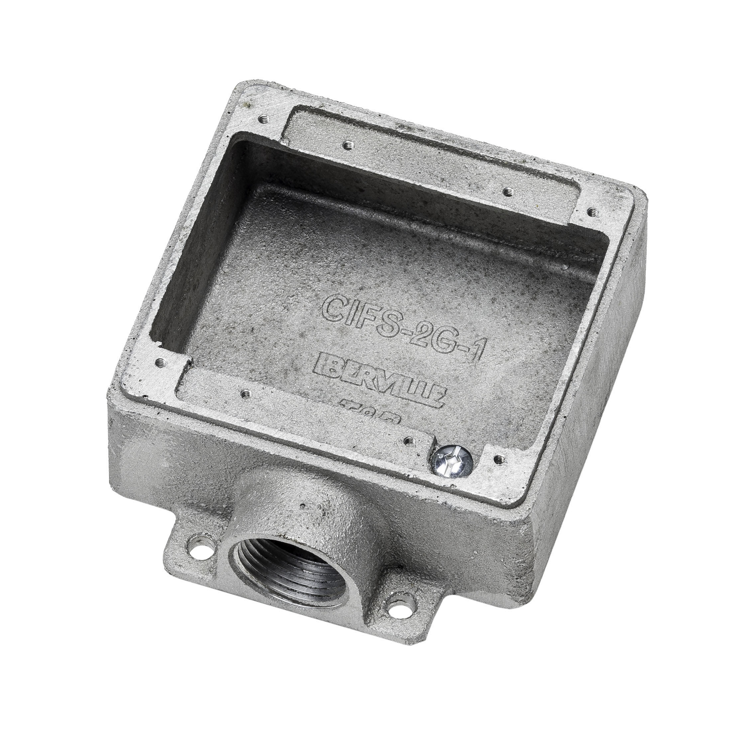 ABB CIFS-2G-1 FS Weatherproof Box 2 Gangs 1-Inlet, Rectangular, Shallow ...