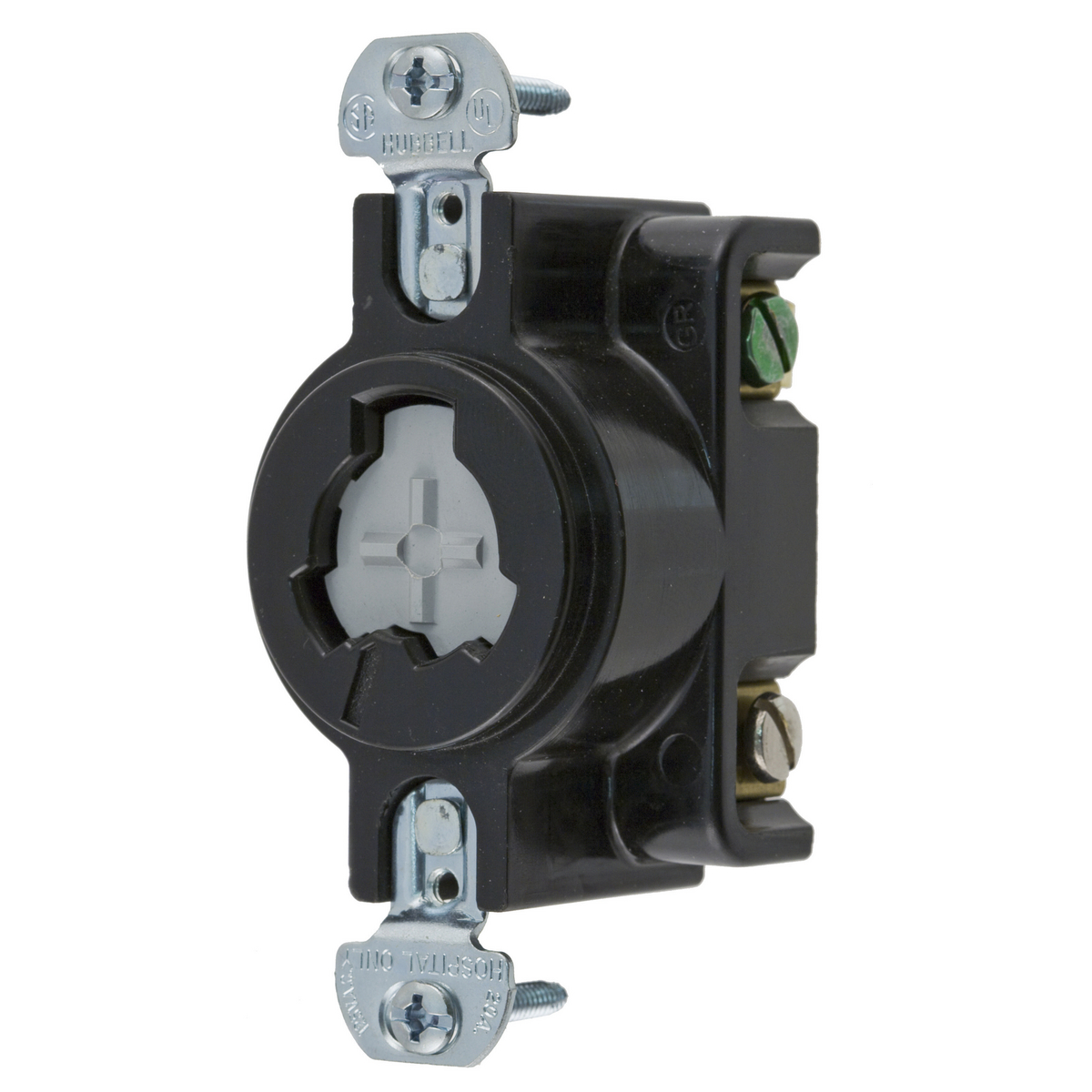 HUBBELL HBL23000HG Hubbell-Lock® Single Receptacle Locking Single ...