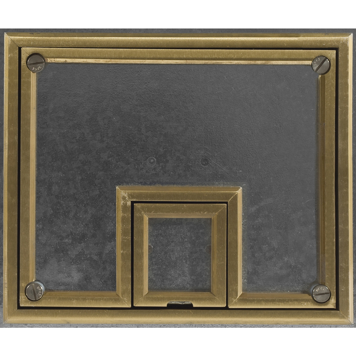 HUBBELL CFB7TBRS 7-Gang Recessed Floor Boxes Floor Box Cover and Flange ...