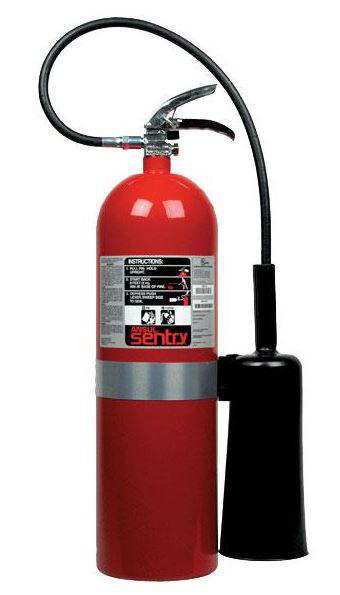TYCO FIRE PROTECTION 431555 EXTINGUISHER 15LBBC SENTRY CO2