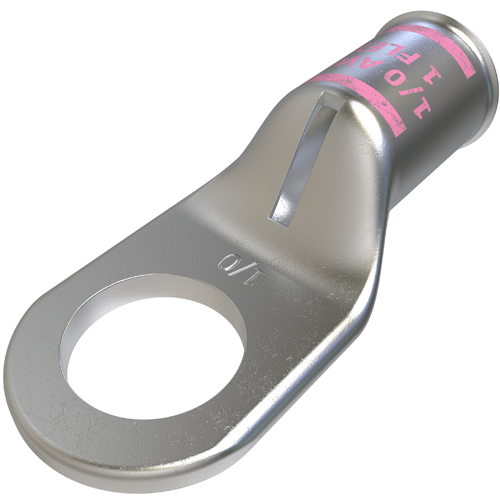 ILSCO CCL-1/0-12 ILSCO Compression Lug with Sight Hole 1 Holes Copper 1 ...