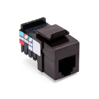 LEVITON 41106-RB6 QuickPort USOC Cable Connector RJ12 6 Positions