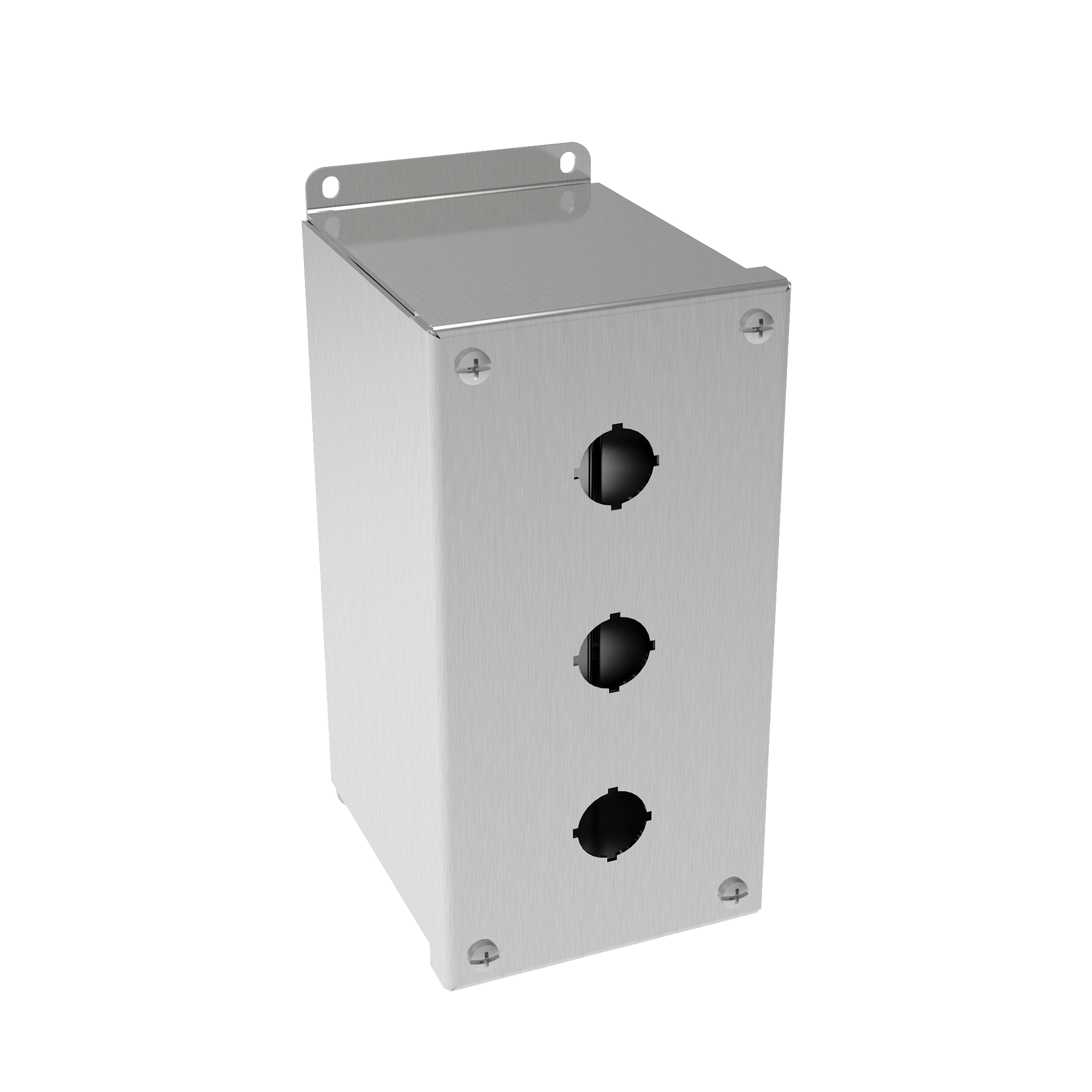 HOFFMAN E3PBGXSS Hoffman Push Button Enclosure Stainless Steel NEMA 4X ...