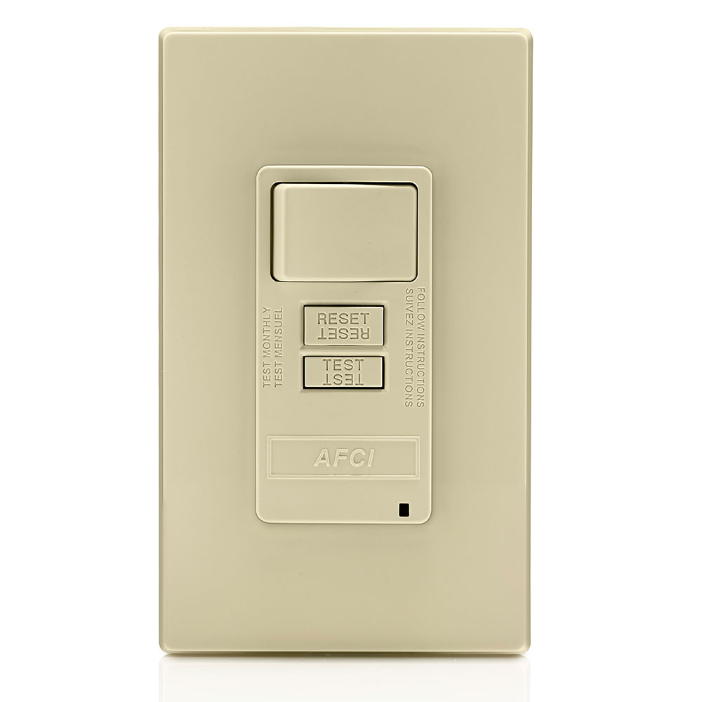 LEVITON AFSW1-I 15 Amp SmartlockPro® Combination AFCI/Switch