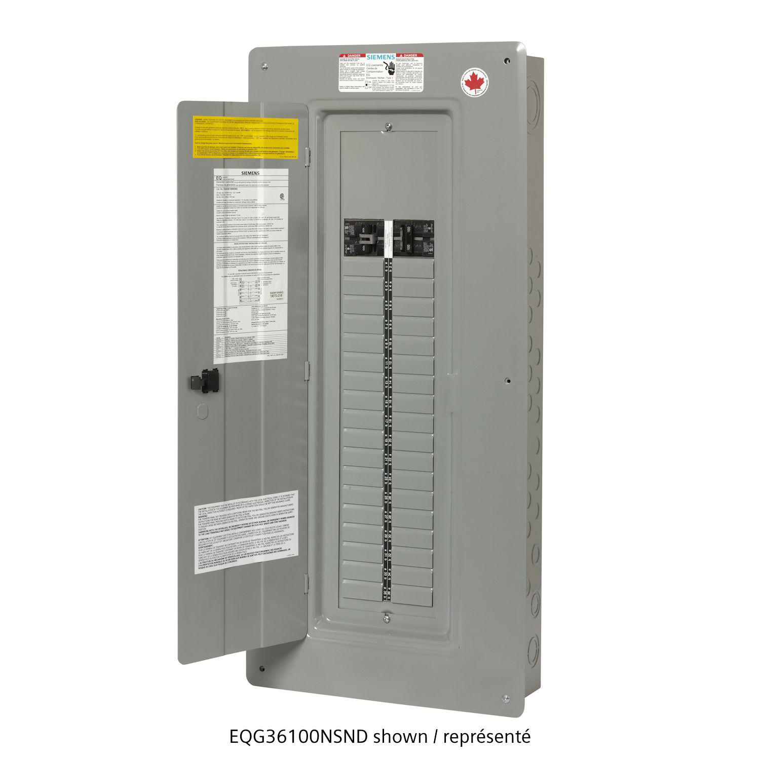 SIEMENS EQG2060NSND Generator Panel Generator Panel Load Center with ...