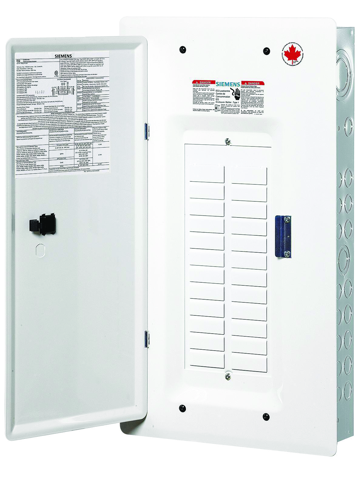 SIEMENS EQL40200DW Loadcentres Single Phase Main Lug Load Centers EQL ...