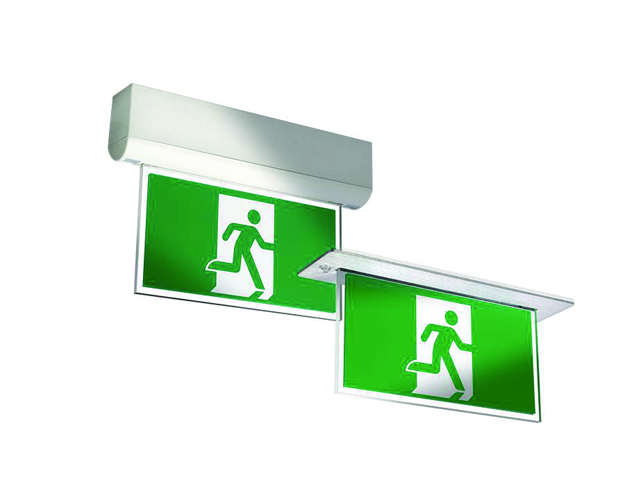 LUMACELL LDELWFACD ENSEIGNE DE SORTIE EN ALUMINIUM /PICTOGRAMME